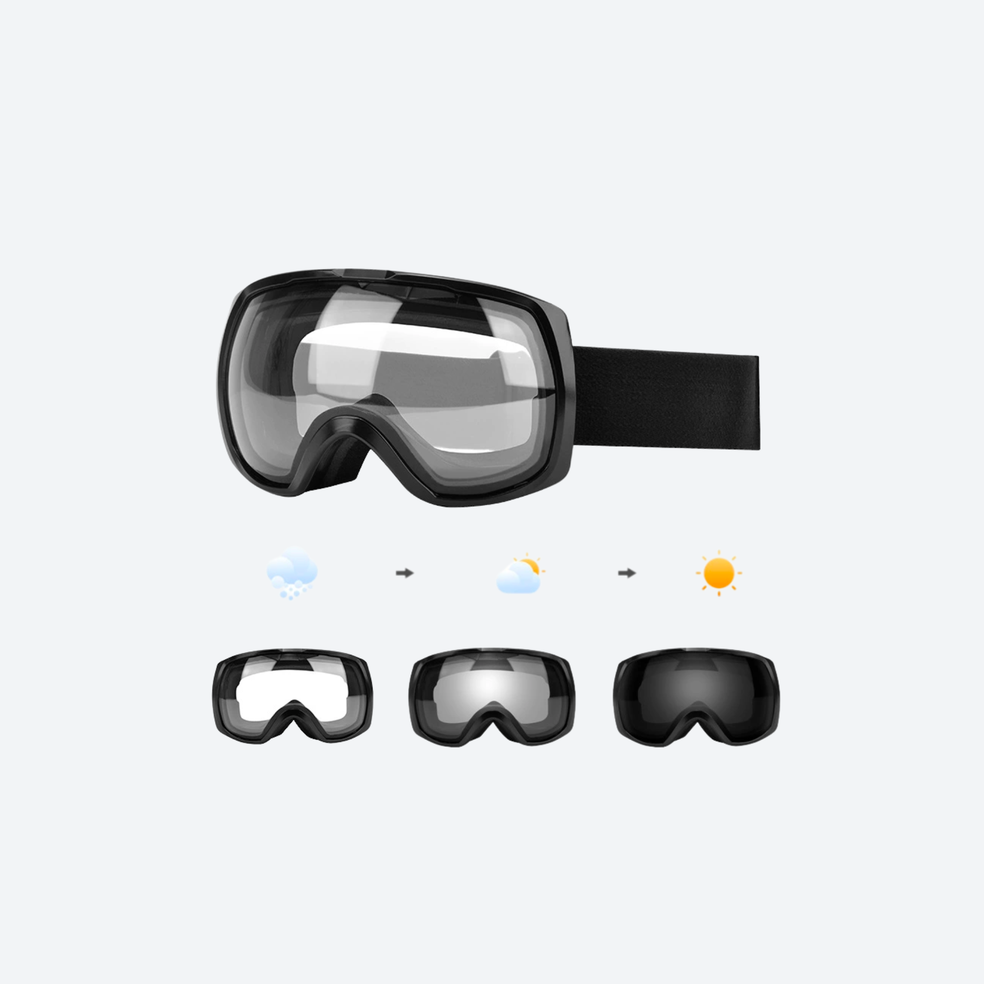 Aurora Photochromic Quick Release Spherical Goggles – ChillCarve